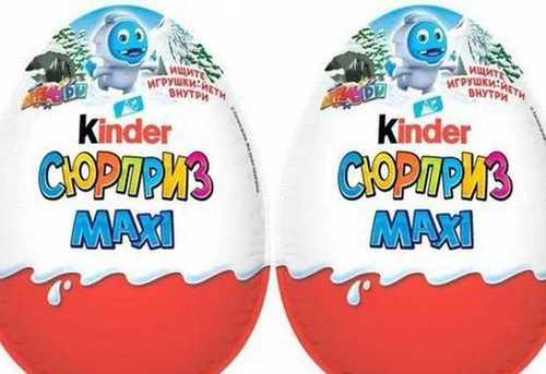 Kinder maxi киндер сюрприз йети