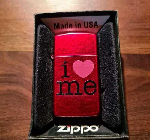 Zippo. Женская. I love me. Slim. 11 г. Новая