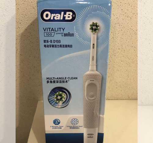 Электрическая зубная щетка oral b, D-100