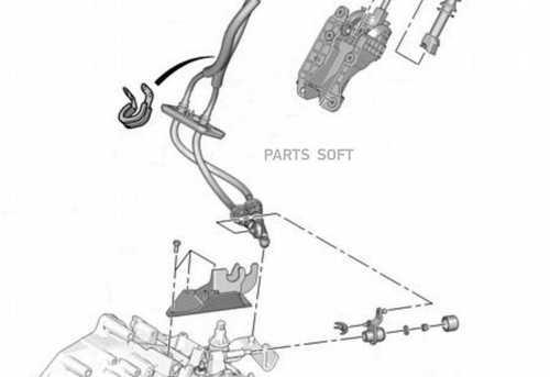 Quattro freni QF00100030 трос переключения передач