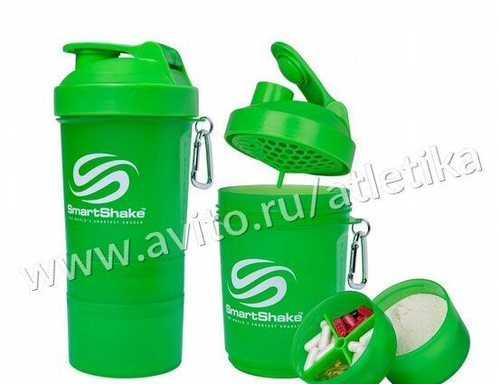 Шейкер SmartShake Neon Original Green, 600мл