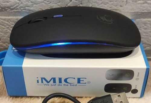 Беспроводная мышь imice E-1300 RGB Bluetooth/USB