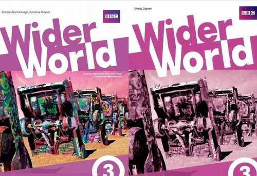 Wider World 3 Studens book+Wоrkbооk комплект новый