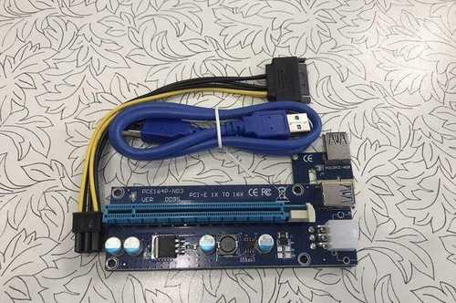 Райзер pci-e 6pin