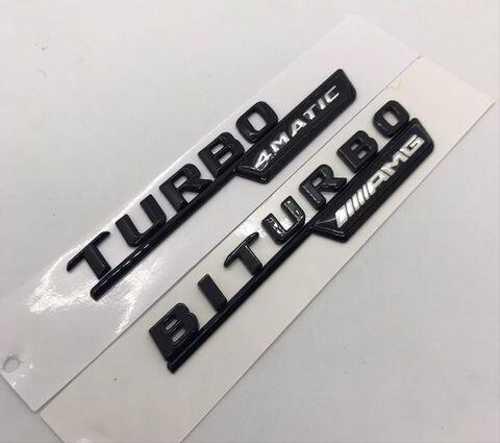 Эмблема Шильдик Turbo 4matic/AMG Mercedes