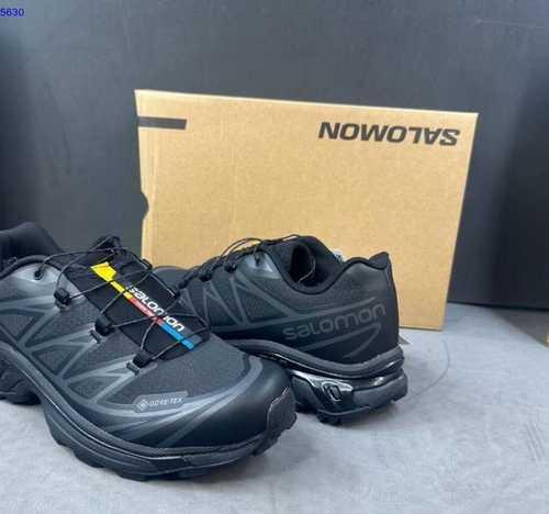 Кроссовки Salomon Xt-6 Gore-Tex чёрные оригинал