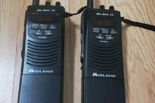 Midland Alan 39 Портативная радиостанция 2шт