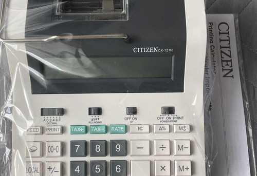 Калькулятор бухгалтерский citizen cx- 121n