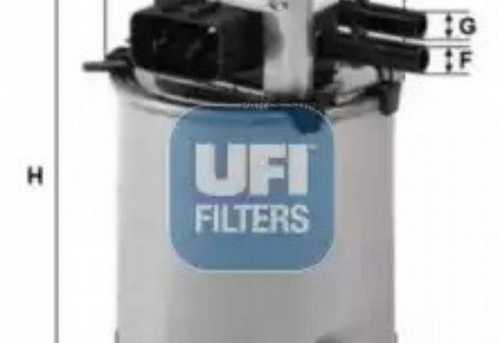 UFI 2409501 Фильтр топливный nissan qashqay/X-trai