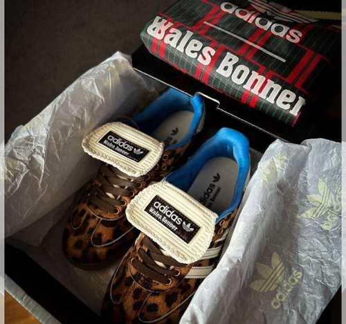 Кроссовки Adidas x wales bonner samba pony leopard