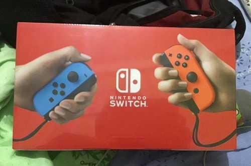Nintendo switch v2 с играми в идеальном состоянии