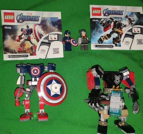 Lego Marvel Avengers 76168 и 76169