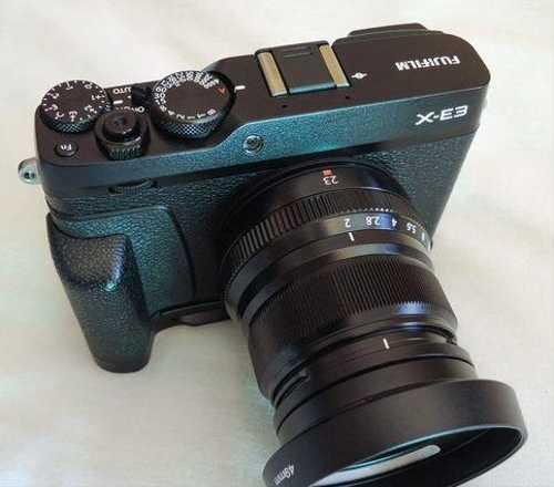 Фотоаппарат Fujifilm X-E3 + Fujion XF 23 mm F2RWR