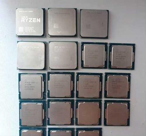 Процессоры intel core и AMD Ryzen