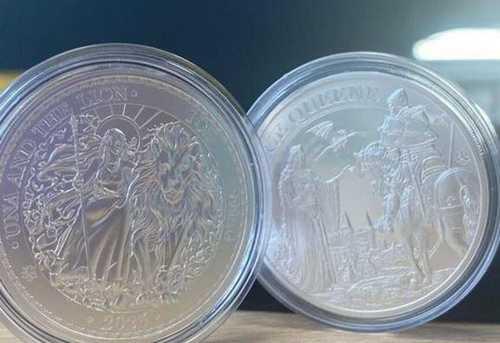 Серебренная монета "Уна и Лев" 31,1 гр