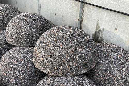 Полусфера из натурального камня 400х200 вес 42.5кг
