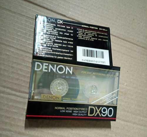 Новая запечатанная аудиокассета Denon DX90