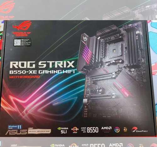 Материнская плата asus strix b550 xe gaming wifi