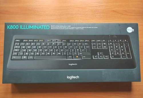 Клавиатура беспроводная Logitech Illuminated K800