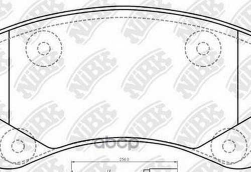 Колодки пер. ford transit 06 PN0505W NiBK