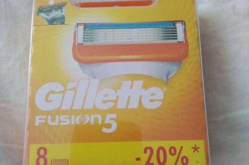 Gillette fusion 5 8шт