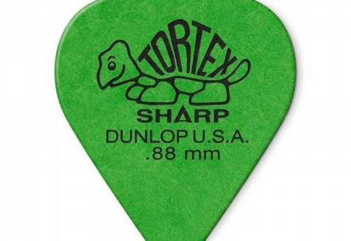 Медиаторы Dunlop Tortex Sharp, 0,88мм, 412P.88