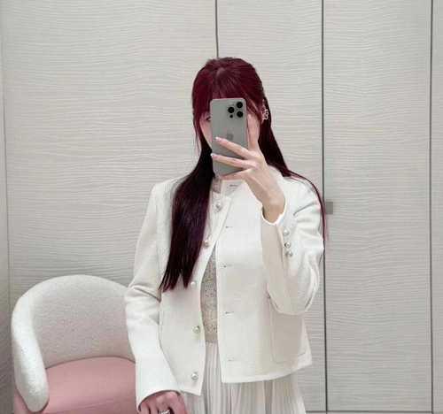Белый жакет Dior женский