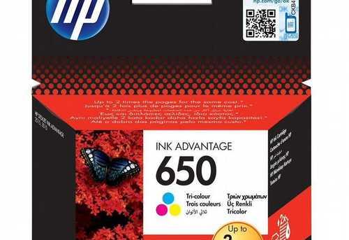 Картридж HP 650 (CZ102AE), струйный, цветной