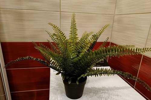 Искусственное растение в горшке папоротник IKEA