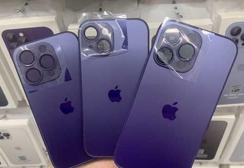 Чехол на iPhone 15/Pro/Max фиолетовый матовый