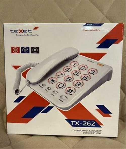 Домашний телефон с подсветкой teXet