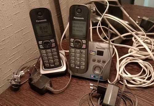Телефон Panasonic домашний 2 трубки