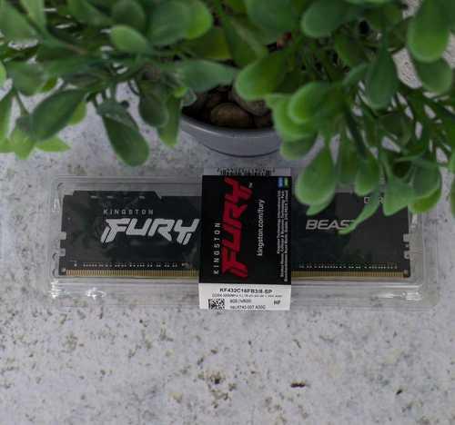 Оперативная память ddr4 8gb 3200MHz Kingston Fury