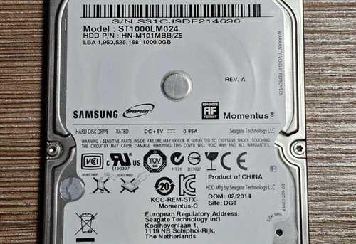 Жесткий диск Samsung 1tb (не работает)
