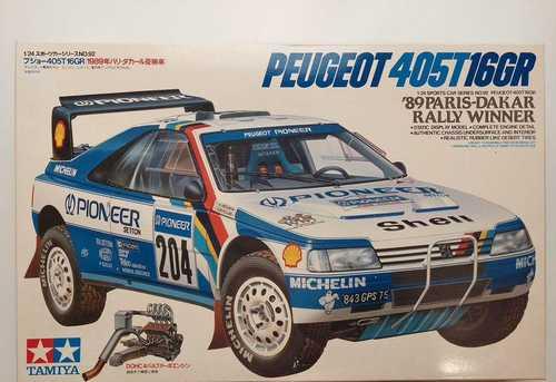 Сборная модель 1/24 Tamiya Peugeot 405T16GR 1989