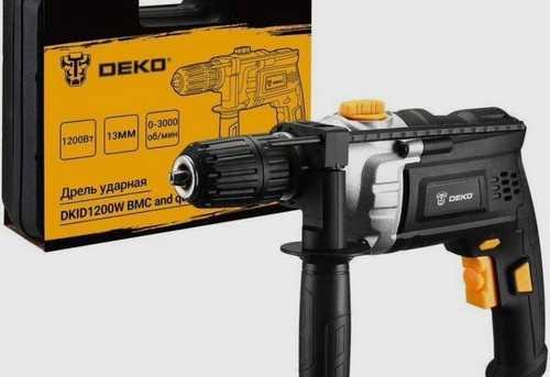 Дрель ударная сетевая 1200Вт deko dkid1200W