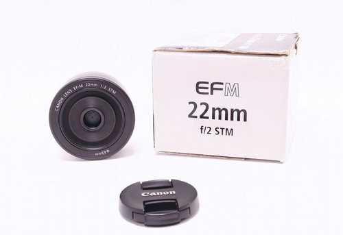 Объектив Canon EF-M 22mm f2 STM (sn3491)