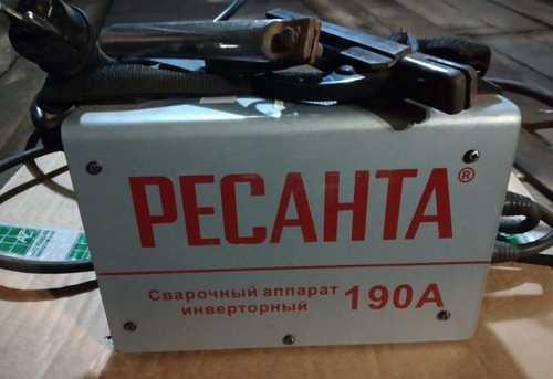 Сварочный аппарат Ресанта 190а