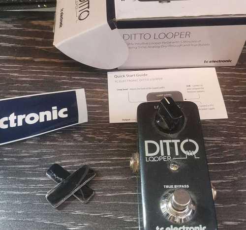 Гитарная педаль лупер ditto looper tc electronic