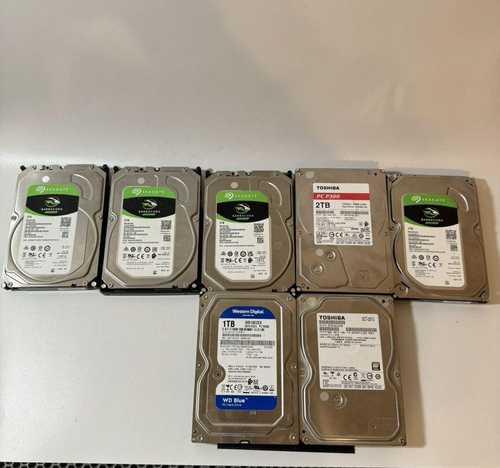 Лот HDD 12 TB (Seagate, Toshiba, WD)