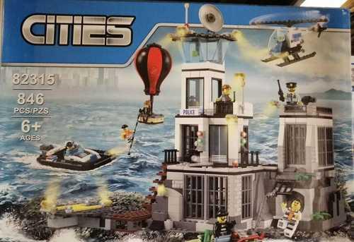 Конструктор типа Lego City Остров-тюрьма 60130
