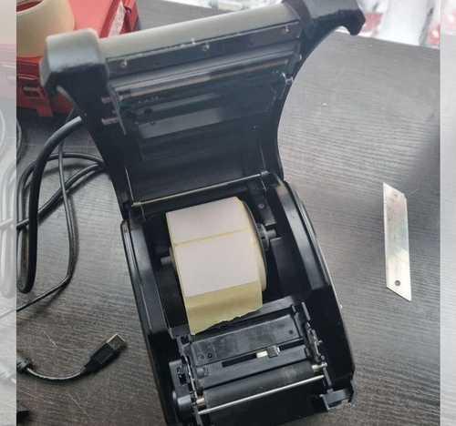 Термопринтер печати термо этикеток mj-3120tl