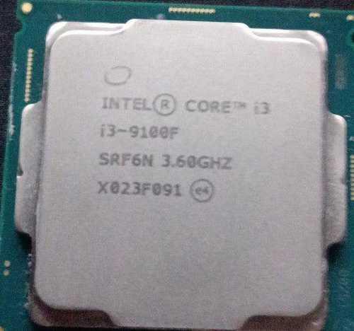 Процессор intel core i3 9100f