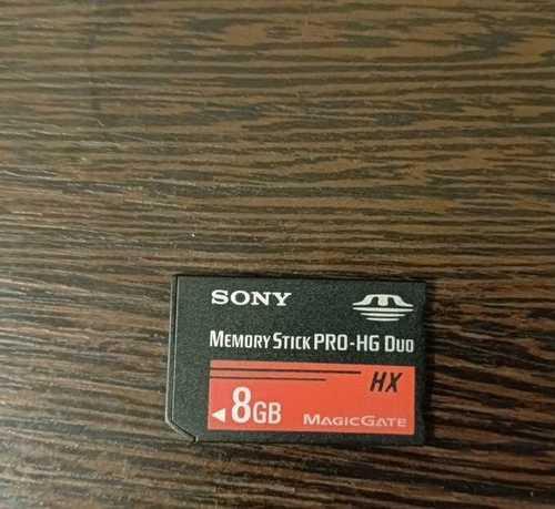 Карта памяти Sony Memory Stick PRO Duo 8Gb для PSP