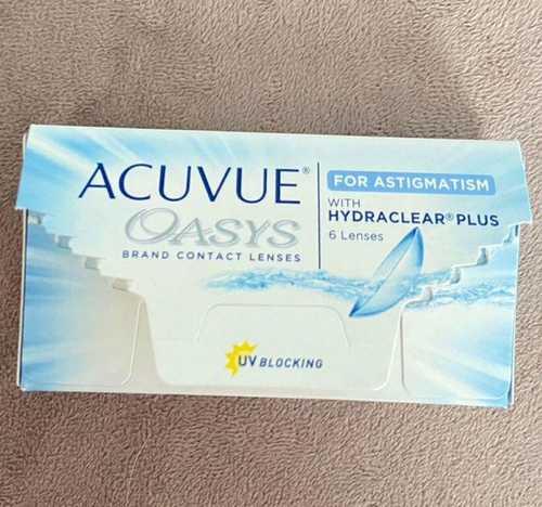 Линзы контактные acuvue oasys astigmatizm