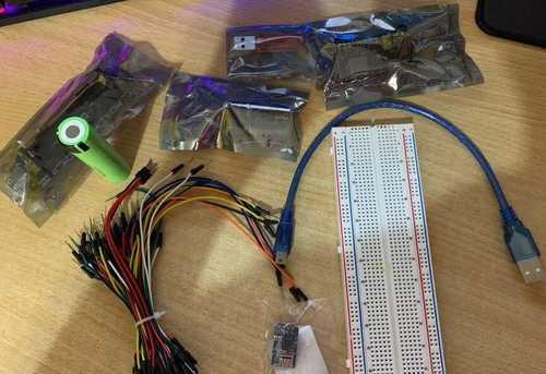 Комплектующие для Arduino, платы, провода, модули