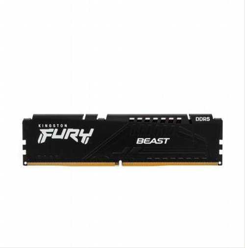 Оперативная память Kingston fury Beast Black 16 Гб