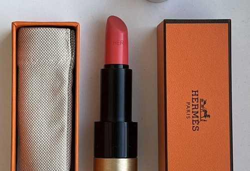 Помада Rouge Hermes Satin lipstick Corail Flamingo