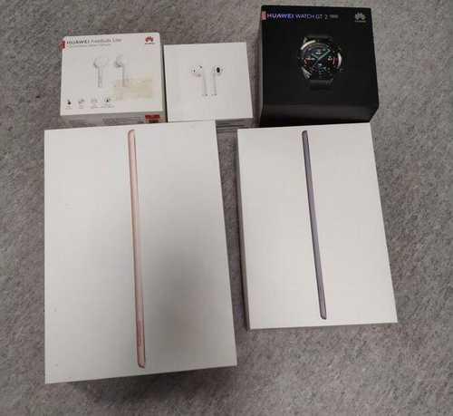 Коробка iPad mini 5, iPad 8, airpods