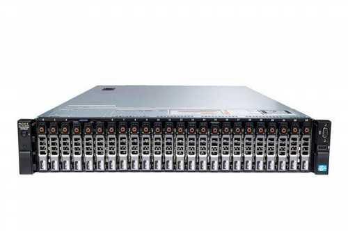 Сервер dell R720xd 24sff 2xE5-2630Lv2 32GB, H710